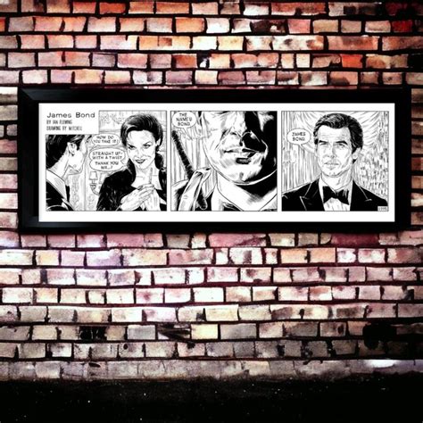 James Bond 007 Goldeneye Pierce Brosnan Artwork See Catawiki