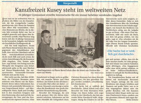 Christian Bromann My First Website In The Local News At The Age Of