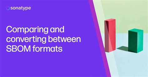 Comparing And Converting Between Sbom Formats