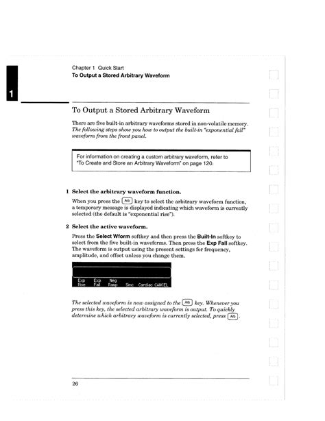 Agilent Technologies 33220a User Manual