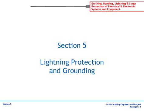 Earthing And Lightning Protection System Ppt Shelly Lighting