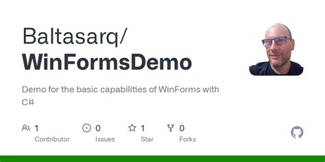 Github Baltasarqwinformsdemo Demo For The Basic Capabilities Of