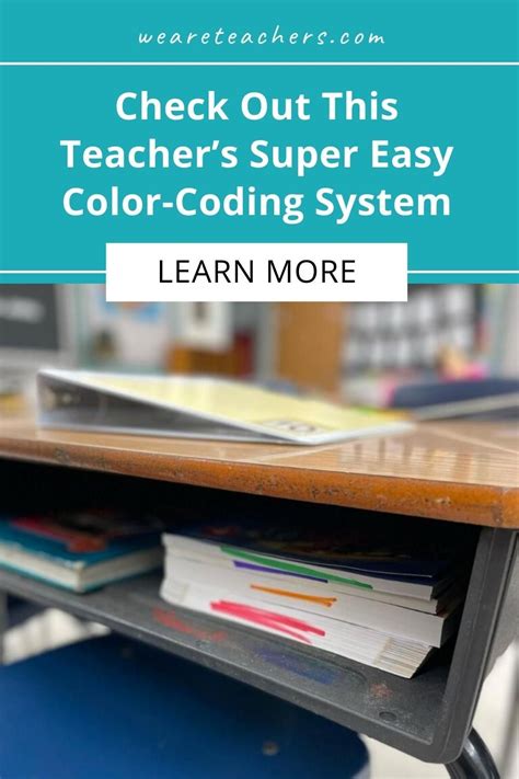 Youre Going To Want To Steal This Teachers Super Easy Color Coding