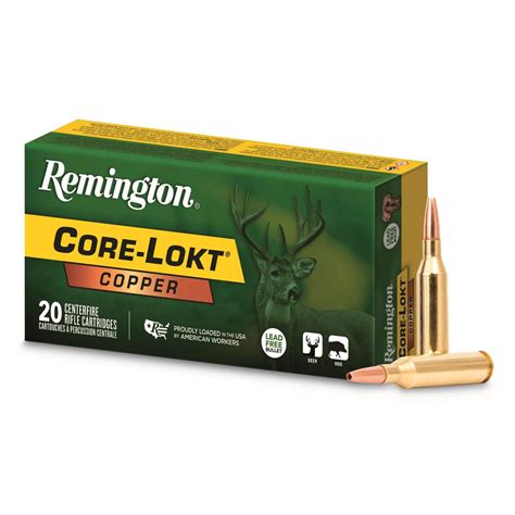 Remington Core Lokt Copper 243 Winchester Copper Hp 85 Grain 20