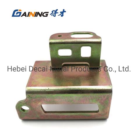 Color Zinc Plating Metal Stamping Brackets Steel Sheet Stamping