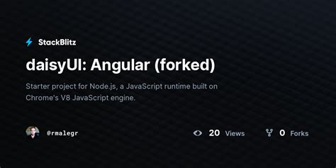 Daisyui Angular Forked Stackblitz
