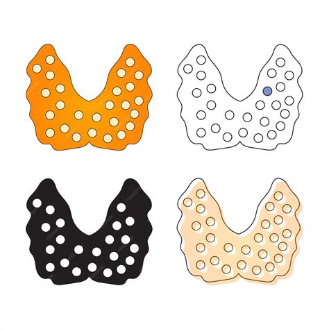 Premium Vector Tyroid Hormone Vector Type Icon