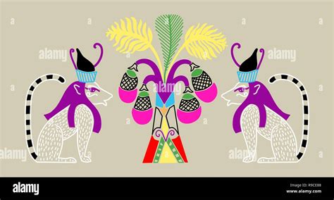 Two Gods Stock Vector Images Alamy