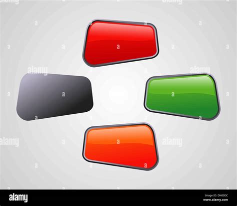 Fresh Glossy Social Media Diagram Presentation Stock Vector Image Art