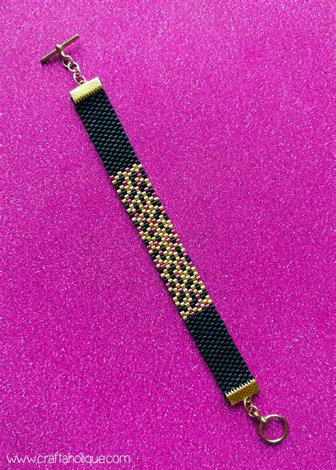Beautiful Even Count Peyote Stitch Beading Pattern GLITZ Etsy