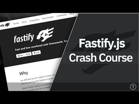 Free Video Fastify Crash Course Nodejs Framework From Traversy
