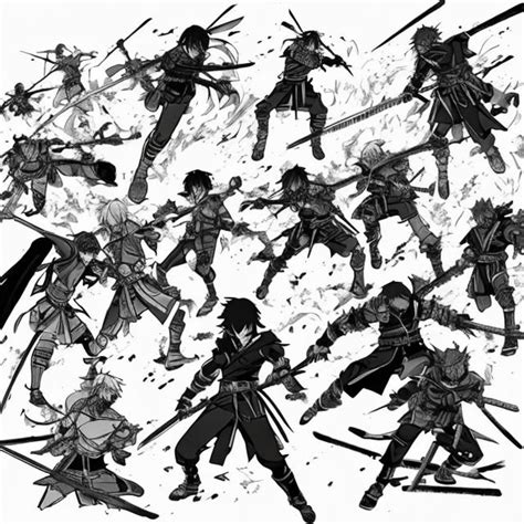 Anime Style Battle Scene