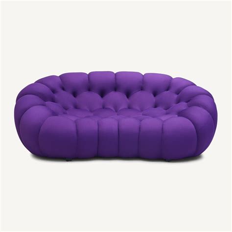 Bubble Curved 3 Seat Sofa Replica In Fabric Ming Zhang Medium