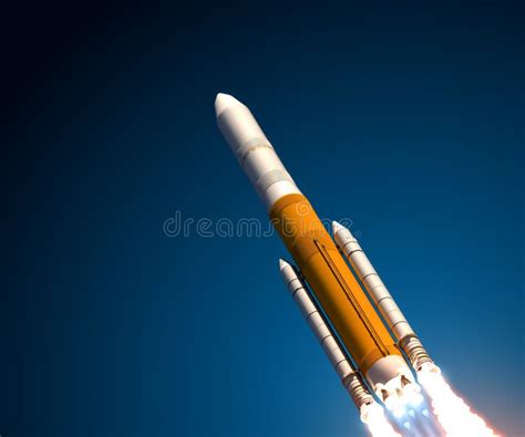 Heavy Expendable Launch Vehicle Stock Illustration Illustration Of Moon Cargo 54059144