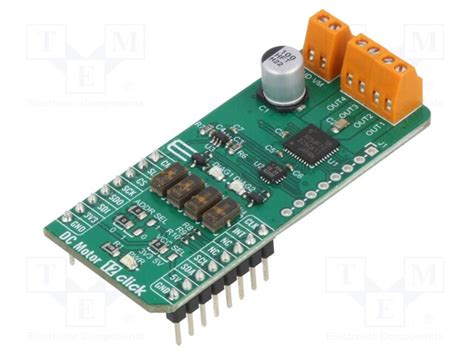 Dc Motor 12 Click Mikroe Click Board Prototype Board Comp Tb9054ftg Motor Driver Mikroe