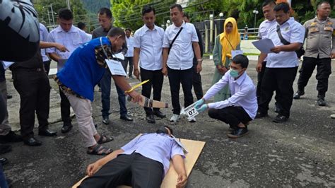 Gelar Rekonstruksi Kasus Pembunuhan Di Desa Remesen 24 Adegan