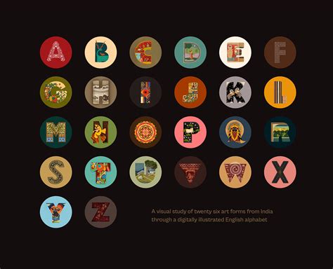 A Z Of Indian Art Forms Behance