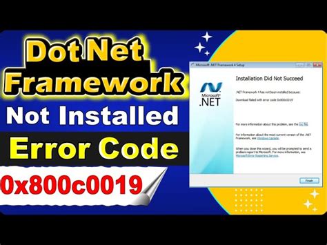 net framework 4 5 2 windows 10 offline installer not working