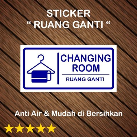 Jual Stiker Ruang Ganti Stiker Kamar Pas Sticker Ruang Ganti Baju