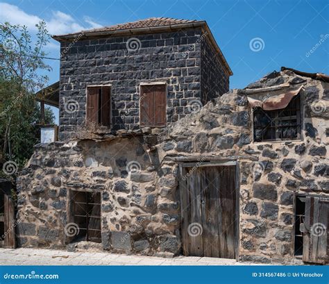 Kfar Kama Israel Aug 26 2023 Circassian Village Architecture And