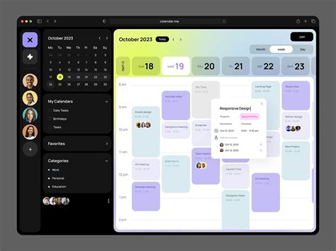 Calendar Dashboard Dashboard Design Web Design Interactive Design