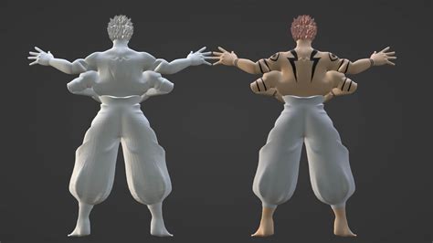 Sukuna True Form Jujutsu Kaisen 3d Model By Summerforce