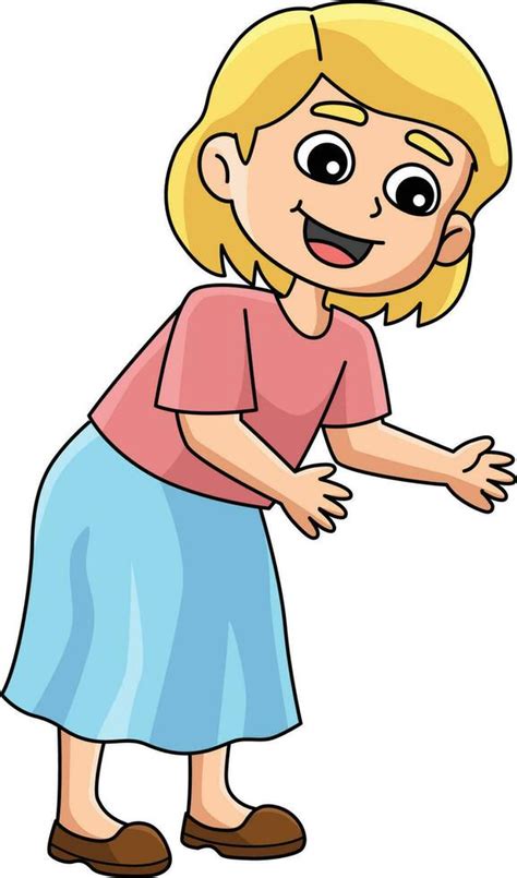 Happy Mother Cartoon Colored Clipart Illustration 23481072 Vector Art At Vecteezy