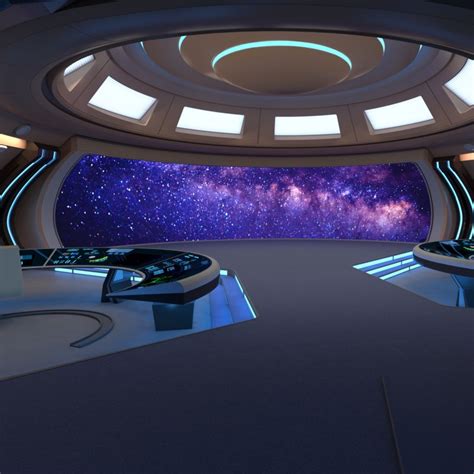 Bridge Spaceship 3d Model Turbosquid 1280899