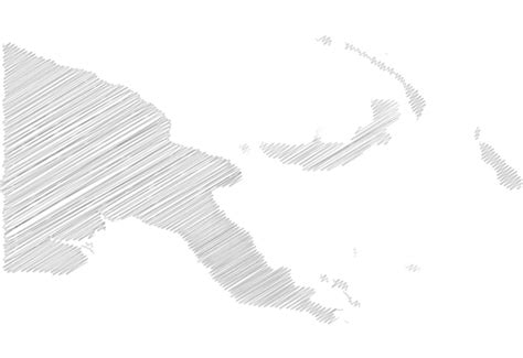 Papua New Guinea Map Flag Flat Land Papua New Guinea Vector Flat Land