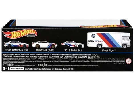 Hot Wheels Premium Bmw Display Diecast Collection 4 Pack 164 Us