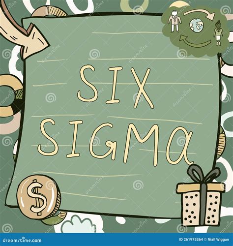 Writing Displaying Text Six Sigma Business Showcase Management