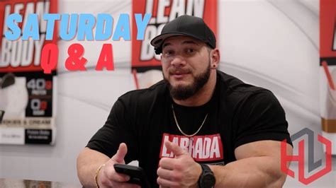 Saturday Q A Hunter Labrada YouTube