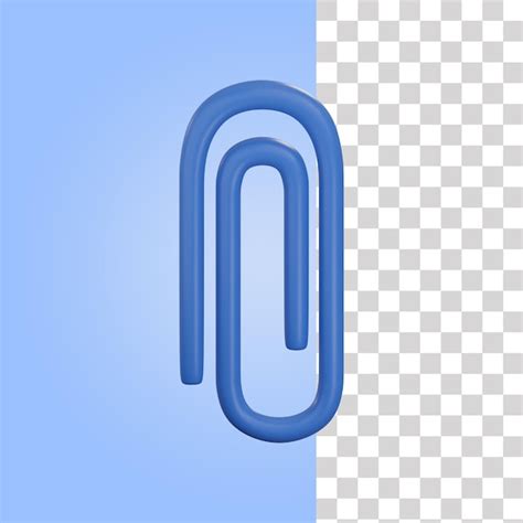 Premium Psd 3d Attachment Icon