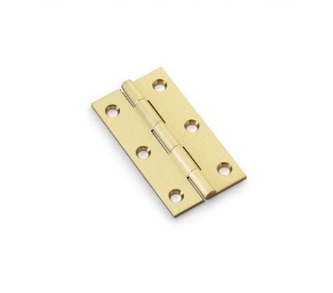 Aandw Solid Brass Cabinet Hinges Pair Satin Brass Door Hinges From