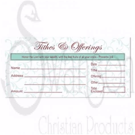 Envelope Tithes And Offerings Pack Of 100