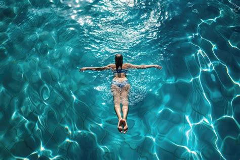 Premium Photo Swimmer In Swimming Pool Professional Determined