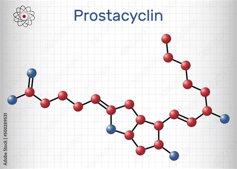 Prostacyclin Prostaglandin I2 Pgl2 Epoprostenol Molecule It Is