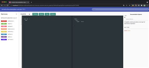 Serve Graphql Ide By Documentation Service · Issue 3706 · Linearmeria