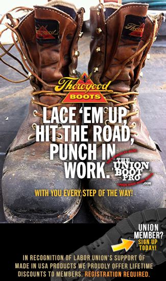 THOROGOOD WORK BOOTS Safety And Non Safety AMERICAN MADE UNION