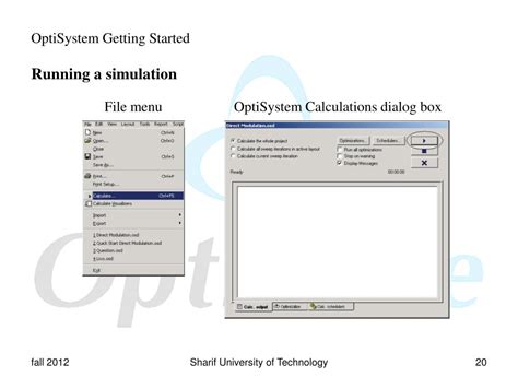 Ppt Optisystem Getting Started Optical Communication System Design