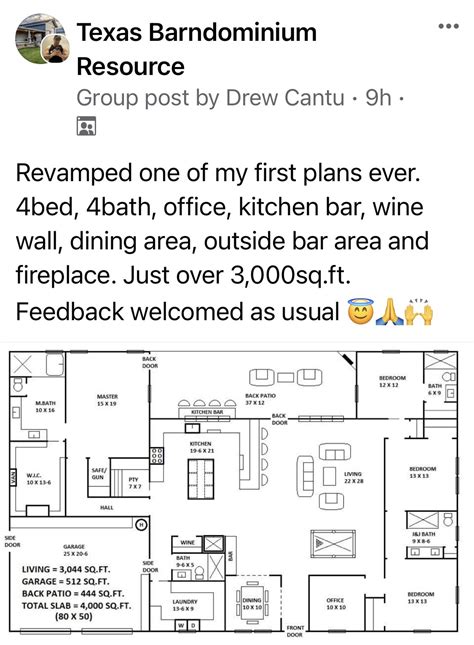 Texas Barndominium Floor Plans Artofit