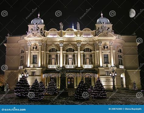 Juliusz Slowacki Theatre Krakow Stock Photo Image Of Baroque