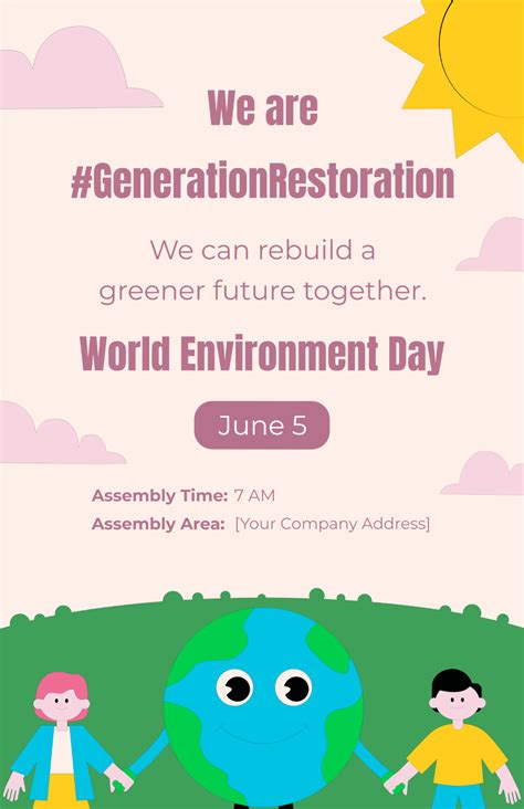 Free Environment Poster Templates Editable And Printable