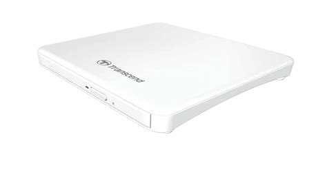 Transcend Extra Slim Portable DVD Writer 8XDVDS White