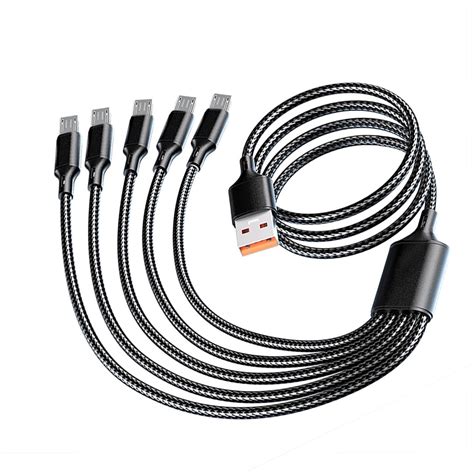 Bottone Usb To Usb C Male Splitter Cable Power Cable For Fast Charging