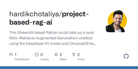 Github Hardikchotaliyaproject Based Rag Ai This Streamlit Based Python Script Sets Up A