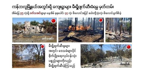 ကန့်ဘလူတွင် စစ်တပ်က ဒီဇင်ဘာလအတွင်း အိမ်ခြေ ၂၃၀ ကျော် မီးရှို့ခဲ့ပြီး ပ