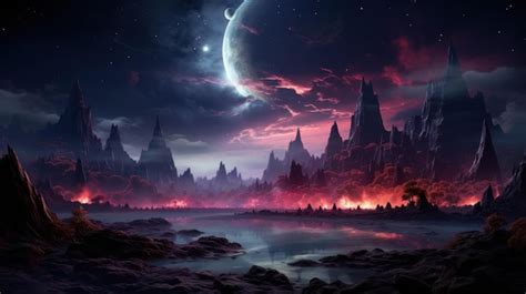 Premium Photo Deep Space Planets