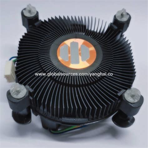 Black Heatsink Fan CPU Cooler Fans With Copper For Intel LGA1150 LGA1151 LGA1155 LGA1156