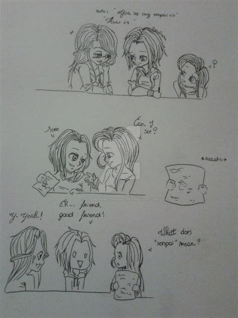 Senpai Comic By Aquamarine Franny On Deviantart